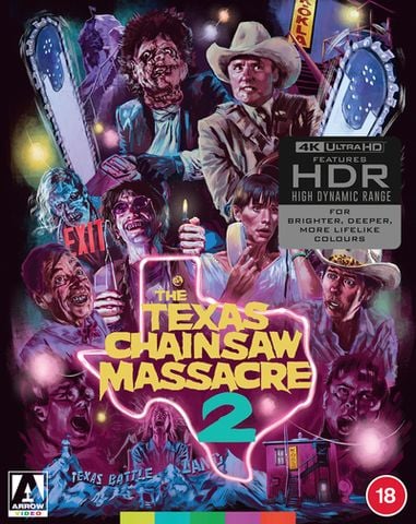 Texas Chainsaw Massacre 2, The (18) 1986 (Arrow Video) 4K UHD + BR - CeX (UK): - Buy, Sell, Donate